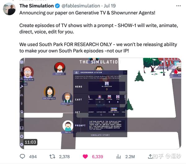 好莱坞终结者？Fable公司推出多模态影视生成器 Showrunner AI - 知乎