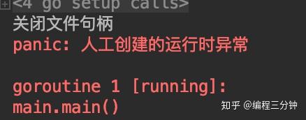 golang异常处理详解 - 知乎