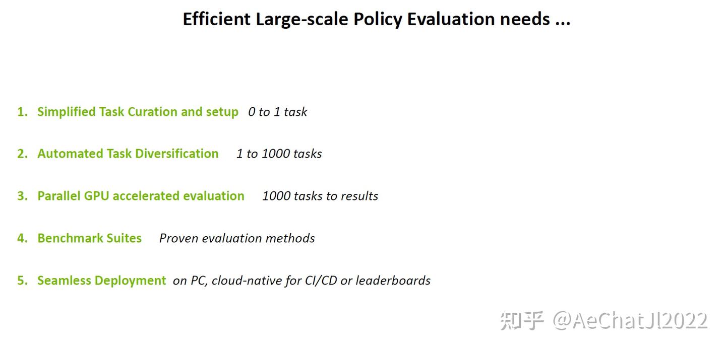 Nvidia机器人技术专场Note——使用Isaac Lab 构建VLA Benchmark 平台 - 知乎