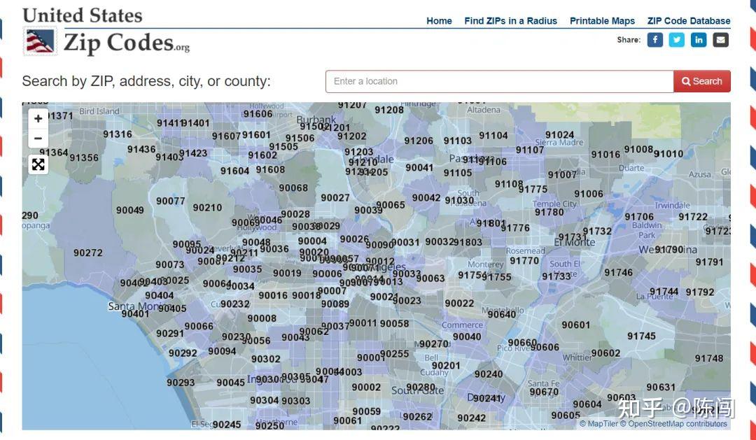 About US ZIP Codes 关于美国邮政编码 - 知乎