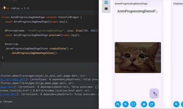 Flutter Widget Preview 功能已合并到 master，提前在体验毛坯的预览支持 - 知乎