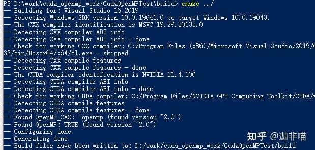 CMake+CUDA+OpenMP编译运行CUDA Samples代码cudaOpenMP - 知乎