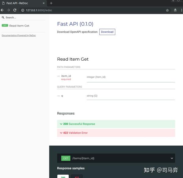 高性能api接口构建框架：fastapi 知乎 