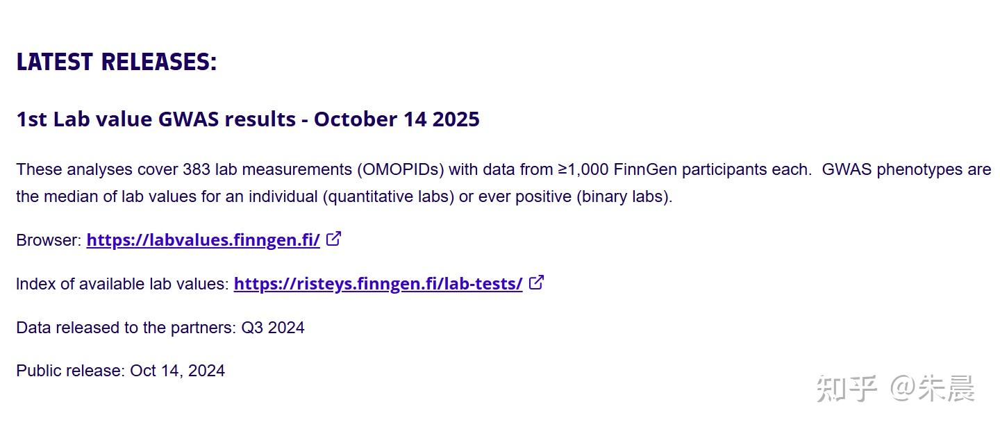 FinnGen公布383项新GWAS汇总数据 - 知乎