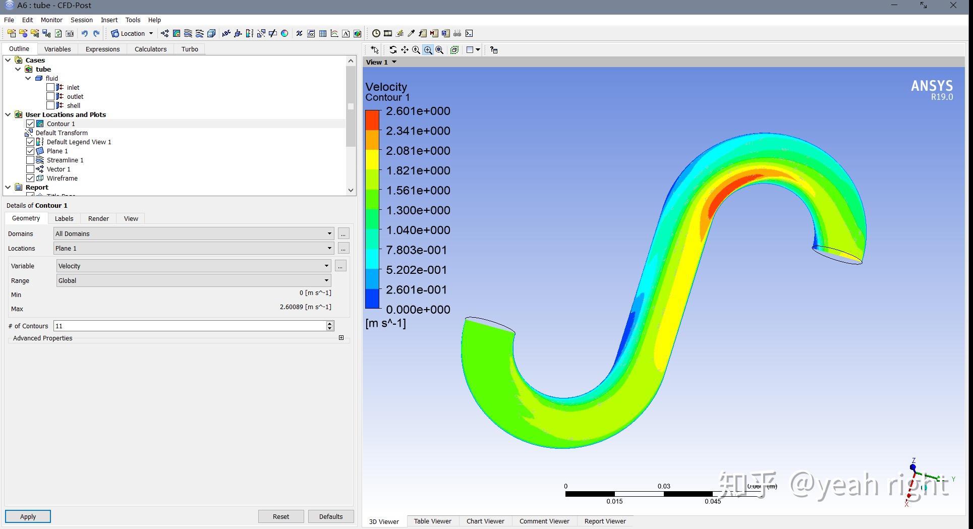 Fluent案例2【三维·管内湍流流动】 - 知乎