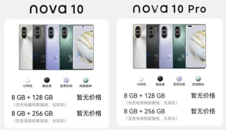 华为nova10系列详细参数曝光 Pro版配备100W 快充20分钟充满电池 - 知乎