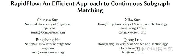 论文导读 | 连续图上的子图匹配（Continuous Subgraph Matching） - 知乎