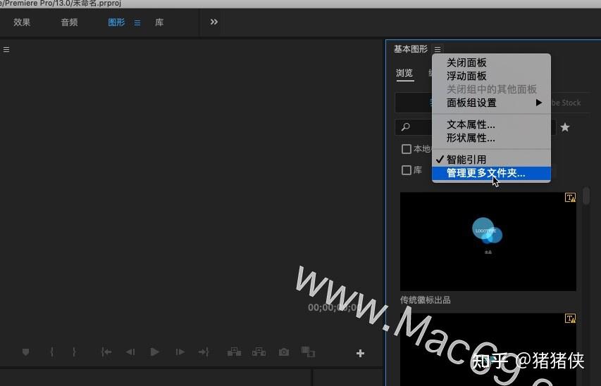 Mogrt格式的模板倒入pr教程 - 知乎