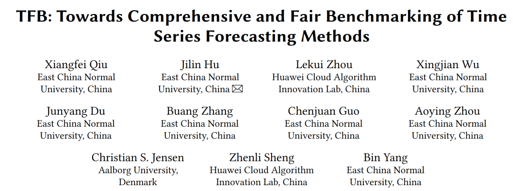TFB：全面与公平的时间序列预测方法基准测试 - 知乎