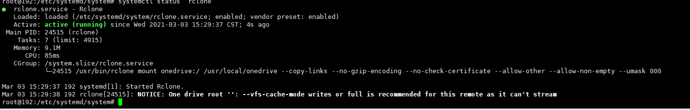 Linux上使用Rclone挂载OneDrive或GoogleDrive并设置开机自启 - 知乎