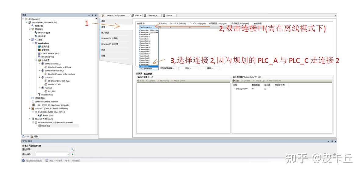汇川PLCH5U-EIP一从多主通讯设置 - 知乎