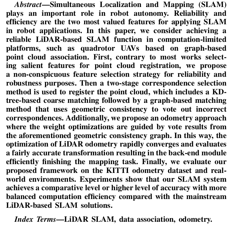 2023年-Light-LOAM：一种基于图匹配的轻量级激光雷达里程计和建图方法-西北工业大学开源 - 知乎