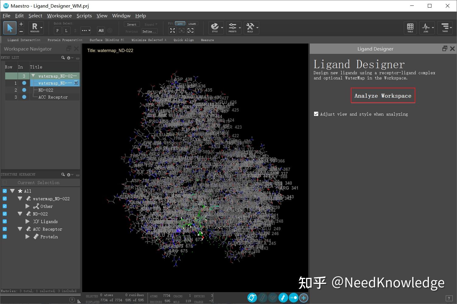 Schrödinger教程 | WaterMap-Guided Lead Optimization with the Ligand Designer - 知乎