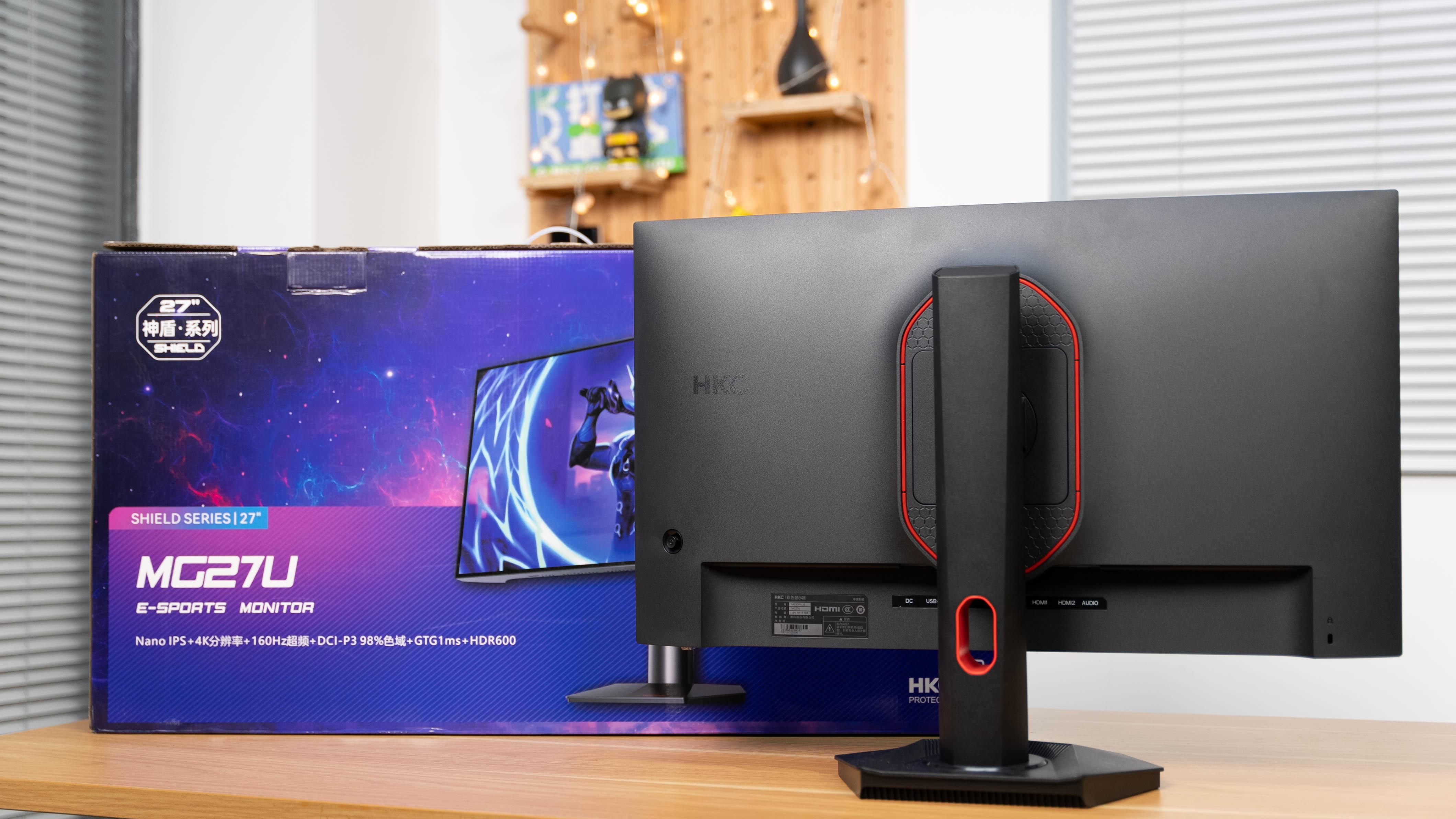 HKC MG27U测评：原厂Nano IPS的4K160Hz旗舰电竞显示器，还非常高性价比！