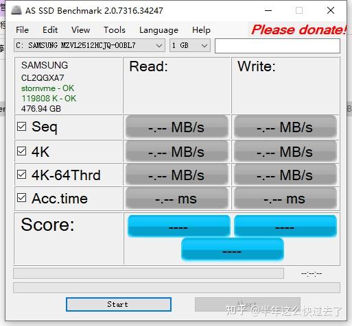 固态硬盘测试（主要是三星PM9A1） - 知乎