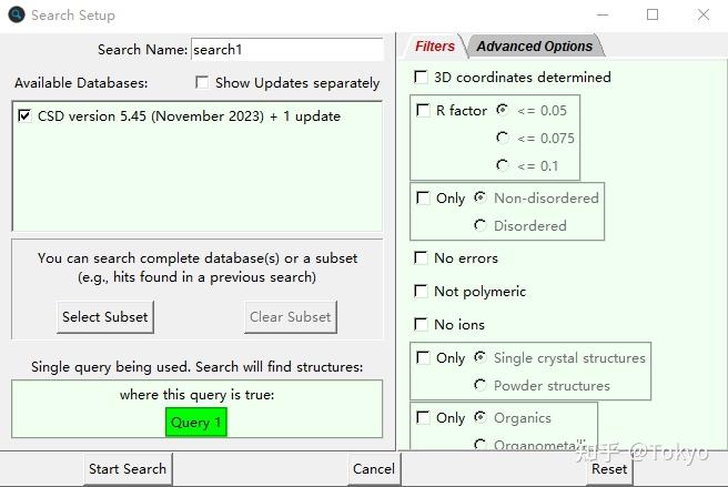 CCDC ConQuest晶体结构检索案例1(单片段结构) - 知乎
