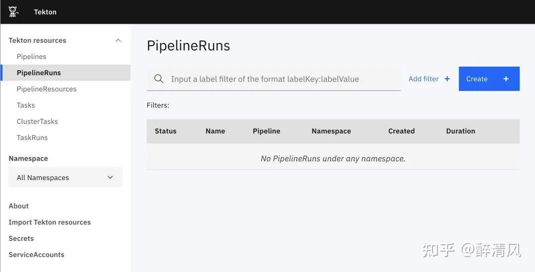 可视化 Tekton 组件 Tekton Dashboard - 知乎