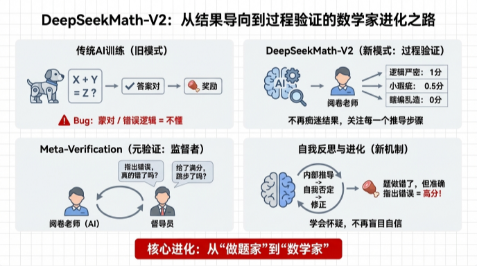 DeepSeekMath-V2：当AI学会了自我否定，我们离真正的AGI还有多远？ - 知乎