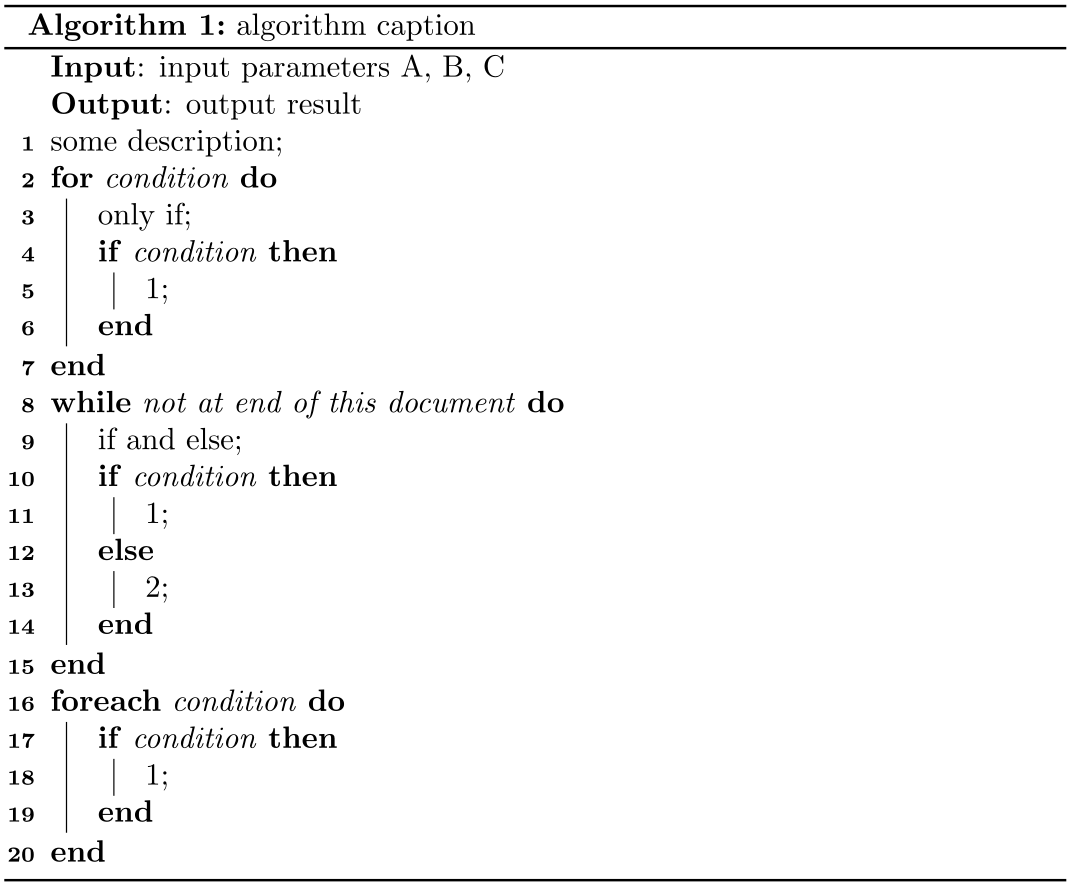 LaTex - Algorithm代码 - 知乎