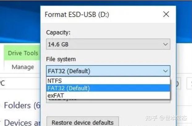 32G以上的大容量U盘如何格式化成FAT32文件系统 - 知乎