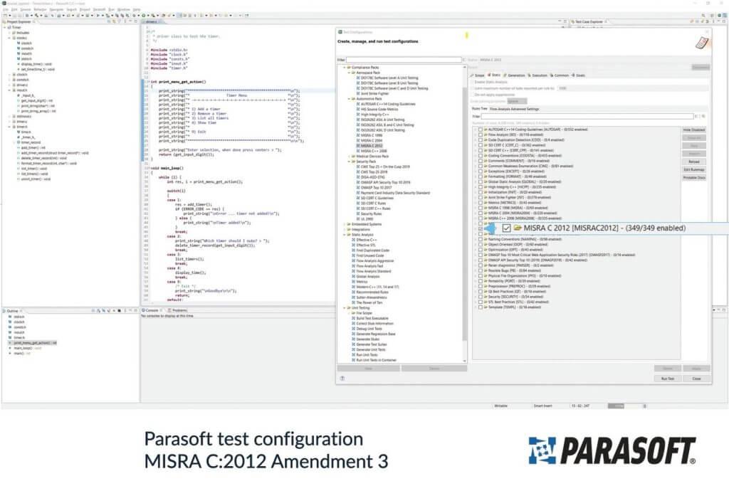 Parasoft MISRA C 2012 parasoft-misra-c-2012