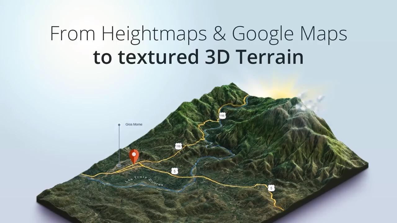 一键生成高清3D地形的PS插件3D Map Generator-Terrain下载 - 知乎
