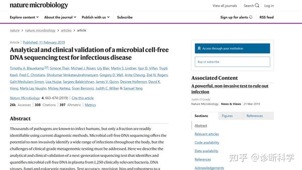 分子 | 从三个角度看待第二代测序（mNGS）在传染病检测中的应用 - 知乎