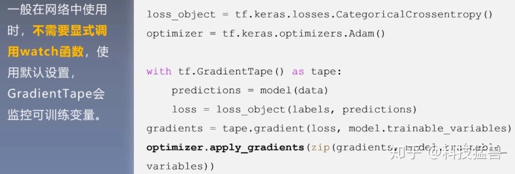TF2 6.tf.GradientTape自定义模型训练 - 知乎
