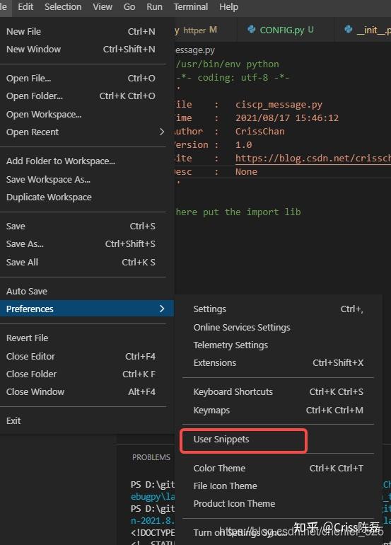 VSCode配置快速输入Python的Main函数方法 - 知乎