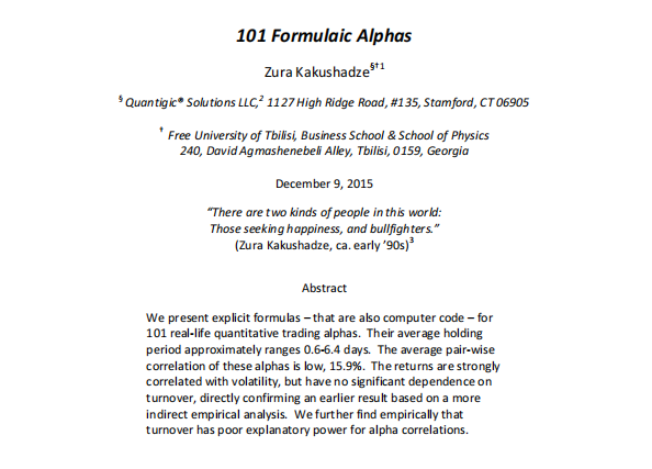 量化干货！151个量化交易策略！附原书~ - 知乎