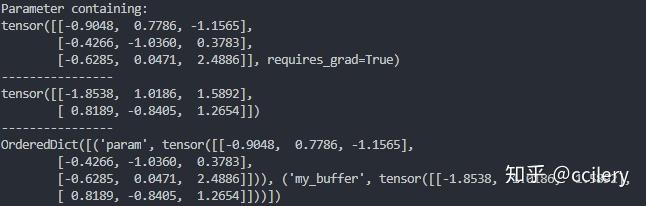 Pytorch模型中的parameter与buffer - 知乎