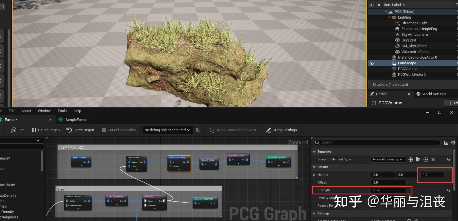 UE5.1 PCG plugin探索(UE5程序化生成/Procedural Content Generation Framework) - 知乎