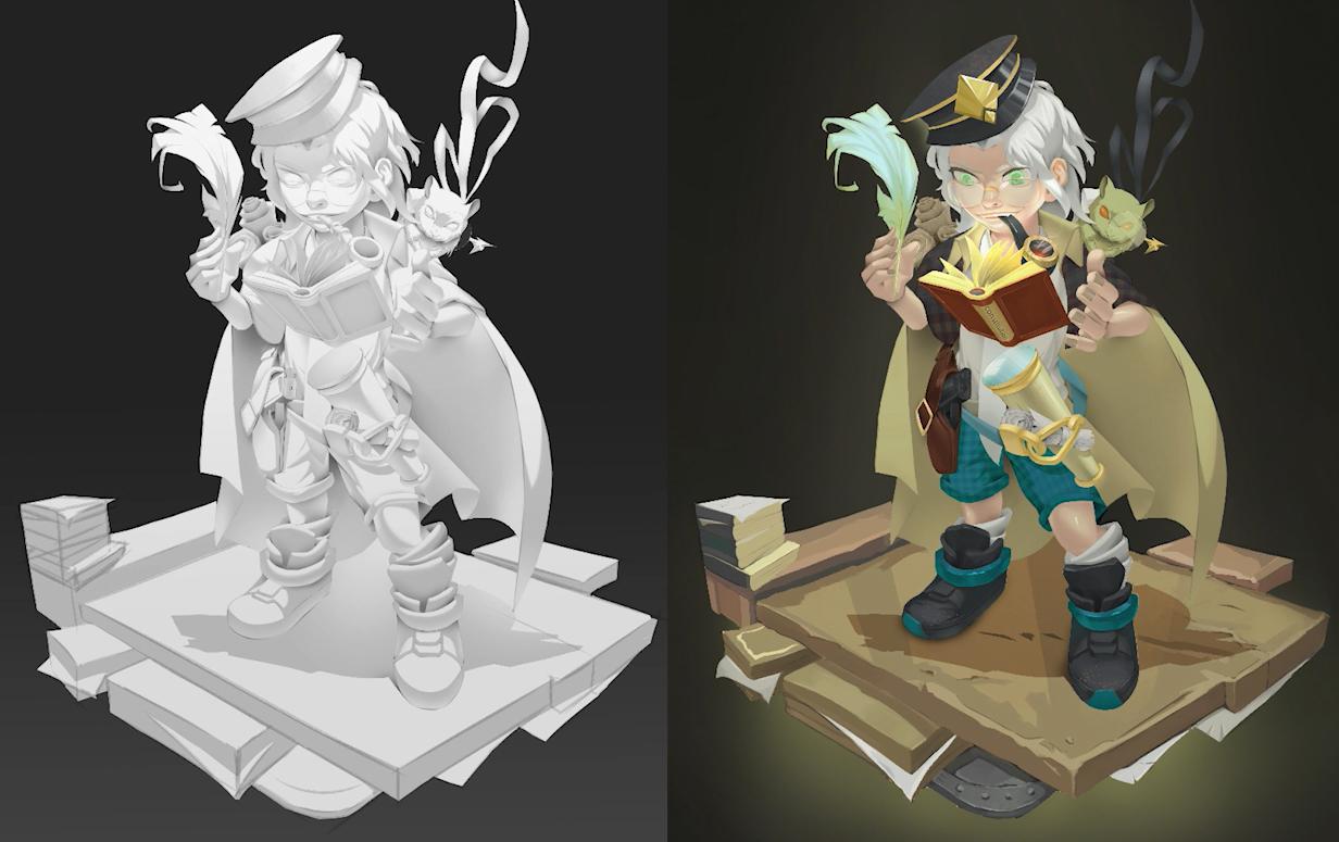 绘画大佬们都掌握的技法有哪些？学会AO画法助你的画面提升一个档次！！ - 知乎