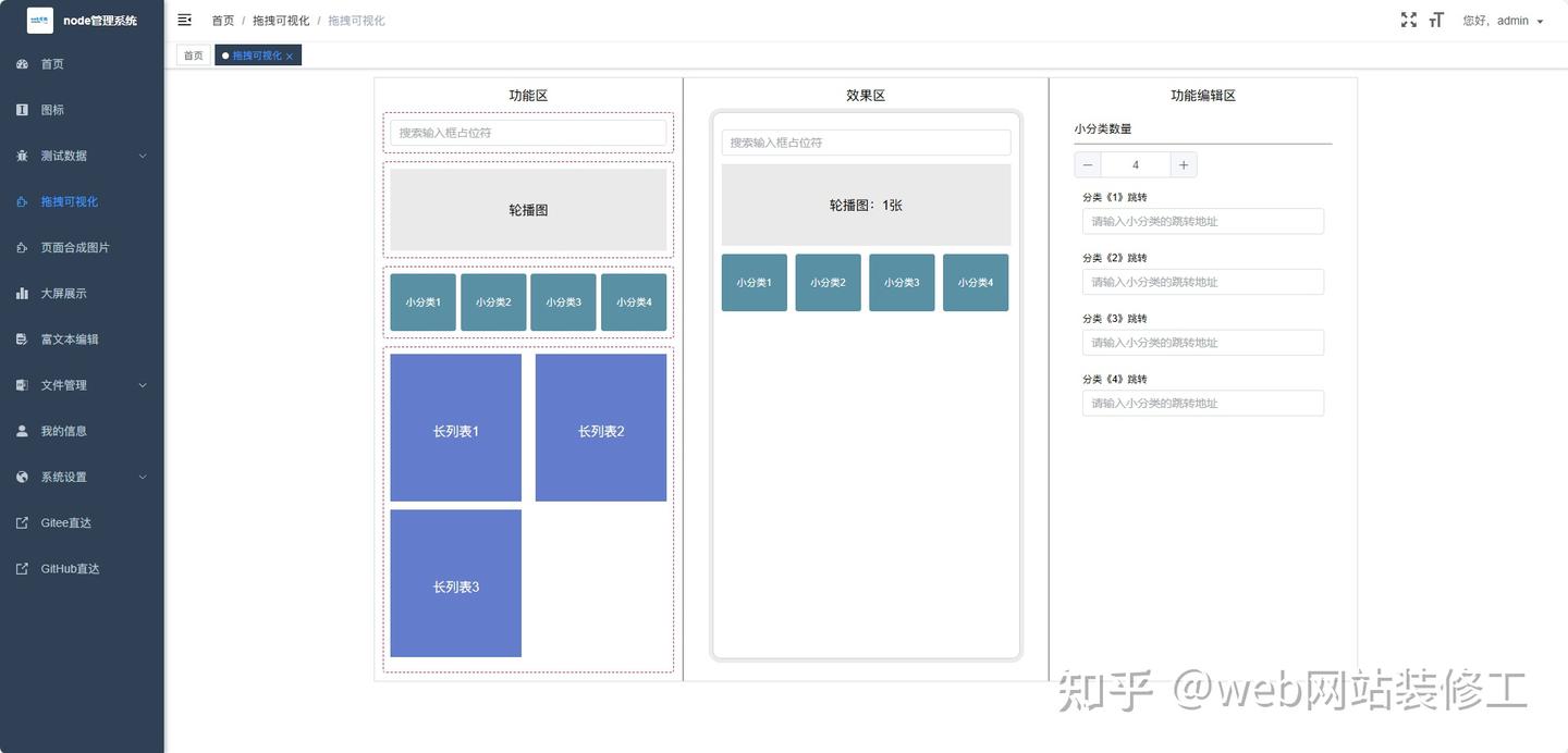 这个vue Node管理后台建议看一看 知乎