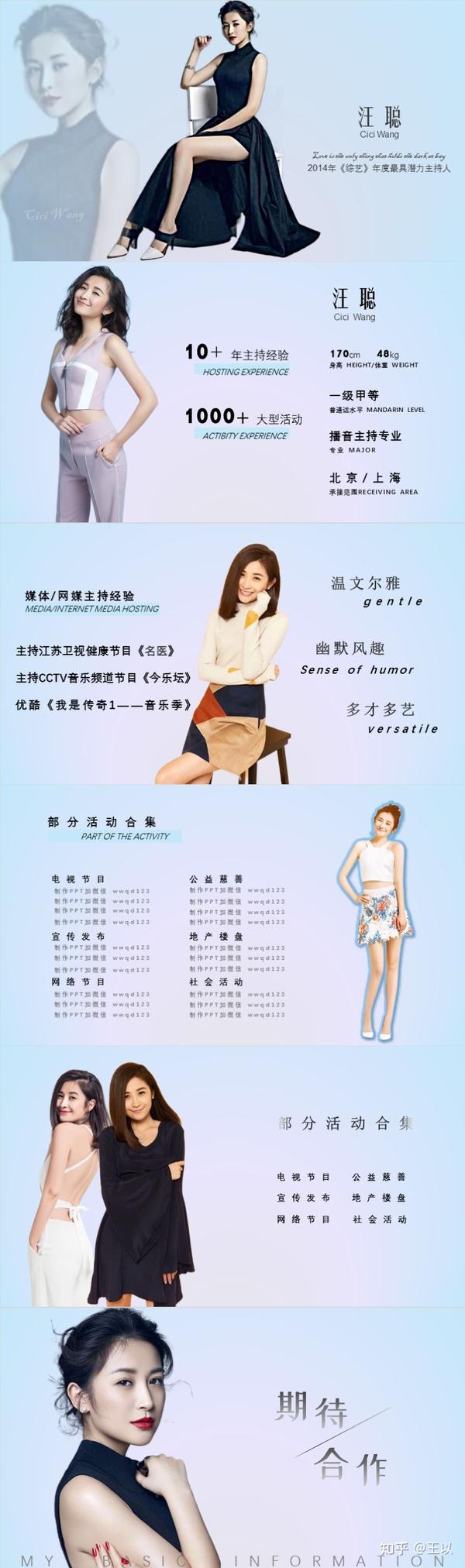 演员ppt如何制作，演员资料，自我介绍 知乎