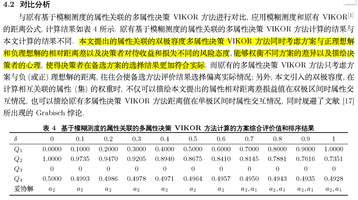 小源笔记（八十三）：精读复刻论文《 属性关联的双极容度多属性决策 VIKOR方法》对比分析 - 知乎
