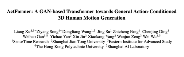 ICCV 2023 | Actformer：从单人到多人，迈向更加通用的3D人体动作生成 - 知乎