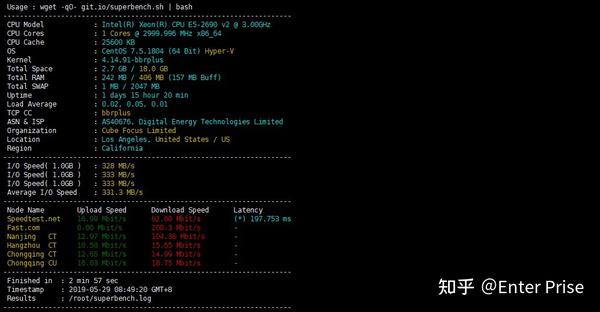 Linux VPS 速度/网络/性能测试脚本合集 - 知乎