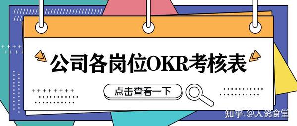 2023公司各岗位OKR考核表.xls - 知乎