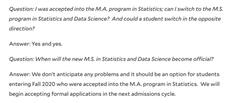 耶鲁新项目M.S. in Statistics & Data Science统计和数据科学硕士全解析 - 知乎