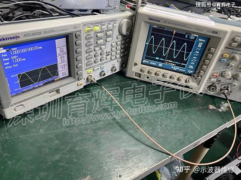 育辉电子泰克AFG3252C信号发生器故障维修案例 - 知乎