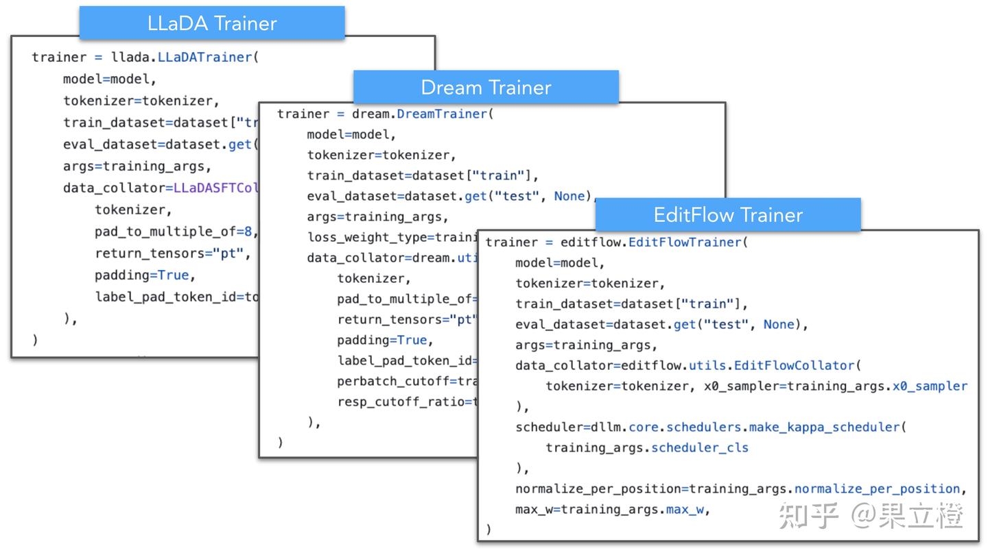 UCB & UIUC联合推出DLLM：为扩散语言模型打造的全栈式训练框架 - 知乎