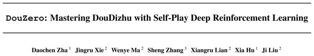 ICML 2021 | DouZero斗地主AI深度解析，以及RLCard工具包介绍 - 知乎