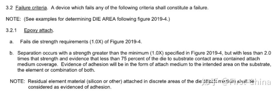 贴装Die Bonding剪切力判定 标准MIL-STD-883实施释义 - 知乎
