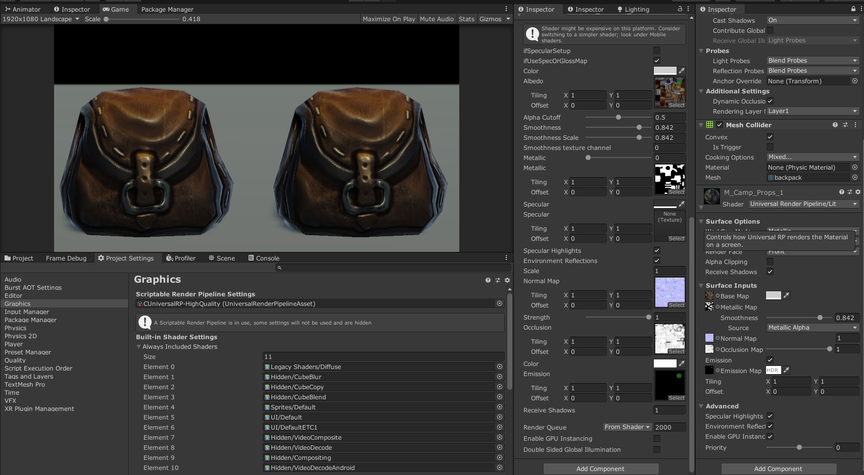 "Universal Render Pipeline/Lit"拆解（URP 7.7.1） - 知乎