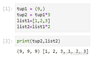 【小白从小学Python、C、Java】 【Python-计算机等级考试二级】 Python中的重复多次运算符（*） 例如：[1,2]*2的结果是[1,2,1,2] - 知乎