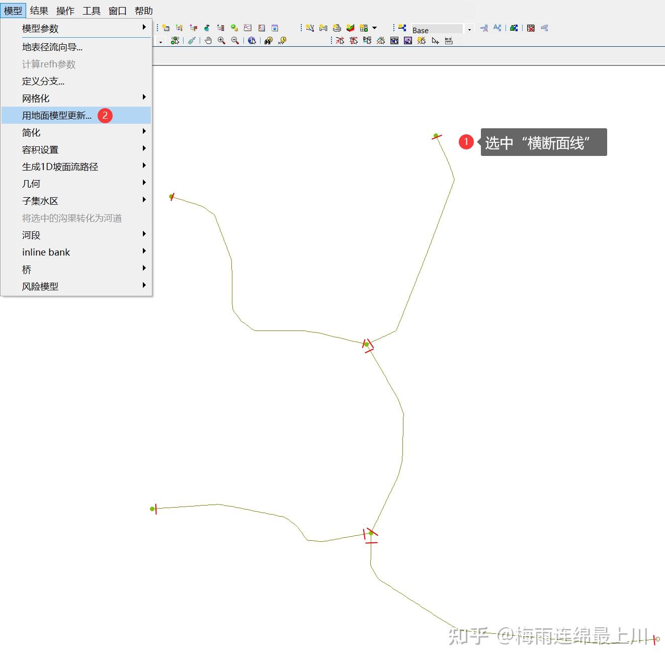 根据地形提取河道断面信息之InfoWorks ICM篇 - 知乎