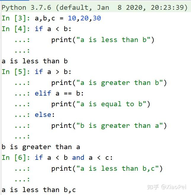 三、python条件判断与循环语句 - 知乎