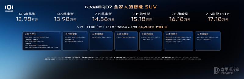 2025上海车展：长安启源Q07上市 售12.98万元起 - 知乎