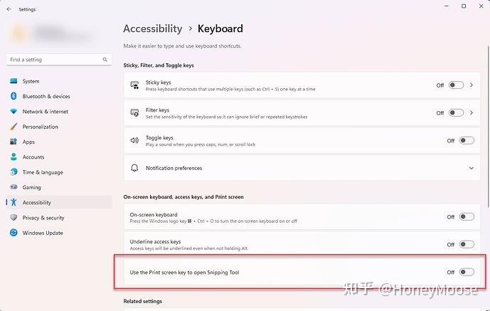 Windows 11 截屏快捷键被占用 - 知乎